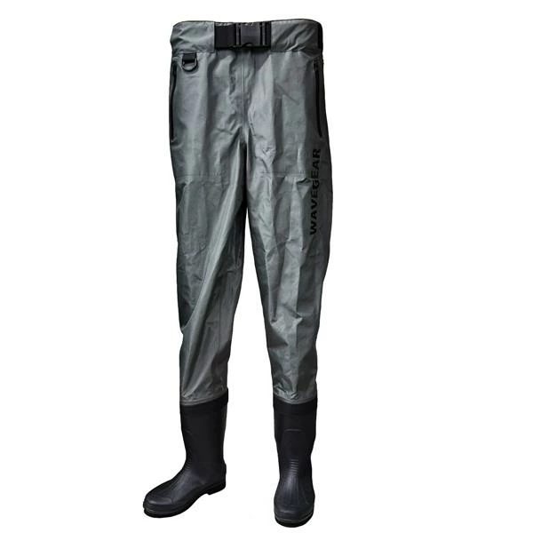 ファイブスター ウェーブギア 透湿防水 ウェーディングパンツ WG-4256 グレー Sサイズ フェルトピンスパイク / ウェーダー