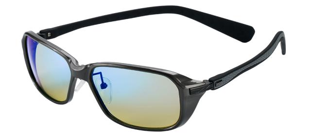 ジール オプティクス ゼクー ティーダ TIDA F-2182 ガンメタル イーズグリーン/ブルーミラー / 偏光サングラス zeal