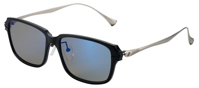 ジール オプティクス ゼクー ジェイク JAKE F-2202 マットブラック / シルバー トゥルービュースポーツ / ブルーミラー / 偏光サングラス zeal