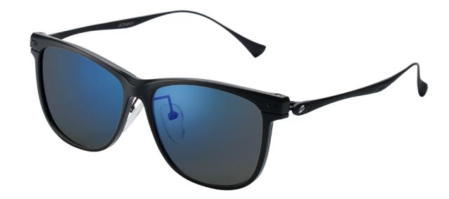 ジール オプティクス ゼクー ジョニー JONNY F-2220 マットブラック / ブラック トゥルービューフォーカス / ブルーミラー / 偏光サングラス zeal