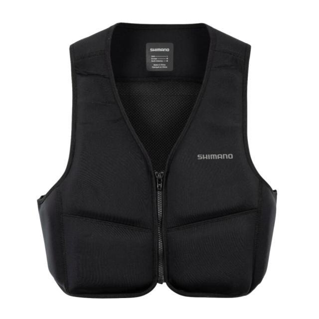 シマノ ガードベスト FI-027W ブラック XLサイズ / 鮎用品 ウェア 釣具 shimano (SP)
