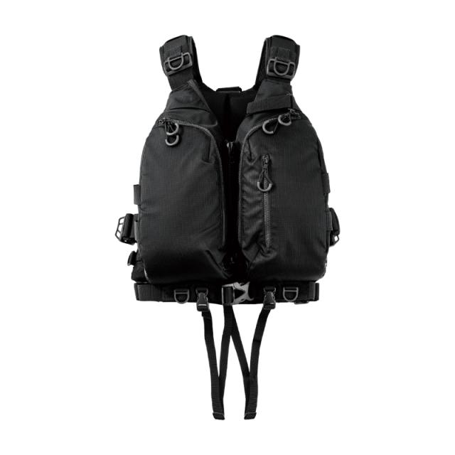 がまかつ マルチトレックPFD LE-915 ブラック フリーサイズ / 救命具