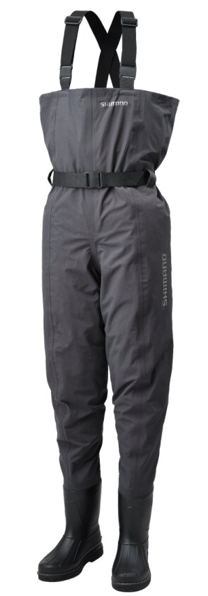 シマノ DS4 ウェーダー チェストハイ カットピンフェルト FF-043X チャコール Mサイズ / shimano 釣具