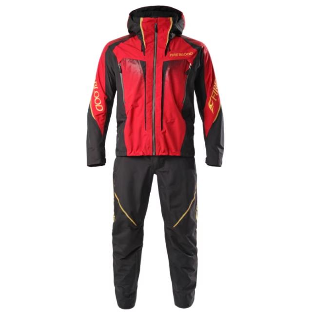 シマノ リミテッドプロ 3シーズン レインスーツ RA-160Y ブラッドレッド XLサイズ / レインウェア shimano 釣具