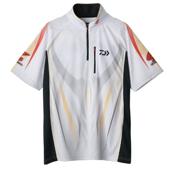 ダイワ スペシャルハーフスリーブシャツ DE-7125 ホワイト XLサイズ / 鮎 ウェア daiwa 釣具