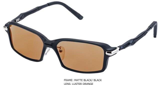 ジール オプティクス ゼクー スパイク Spike F-2061 マットブラック/ブラック ラスターオレンジ / 偏光サングラス zeal