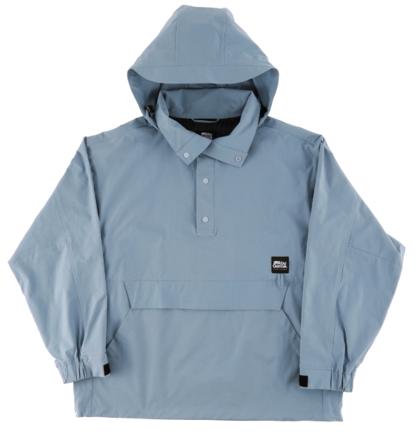 アブ ガルシア ウォーターレジスタントフィッシングアノラック ブルーグレー Mサイズ / abugarcia