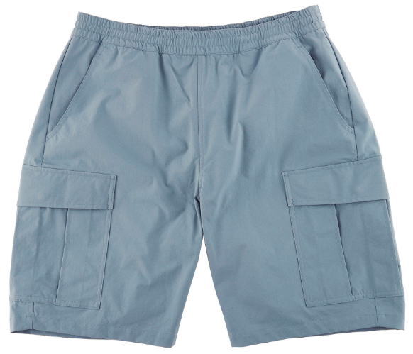 アブ ガルシア ウォーターレジスタントフィッシングカーゴショートパンツ ブルーグレー Mサイズ / abugarcia