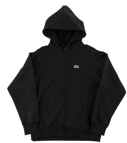 アブガルシア シャドウロゴ スウェットフーディー XLサイズ ブラック / ウェア abugarcia