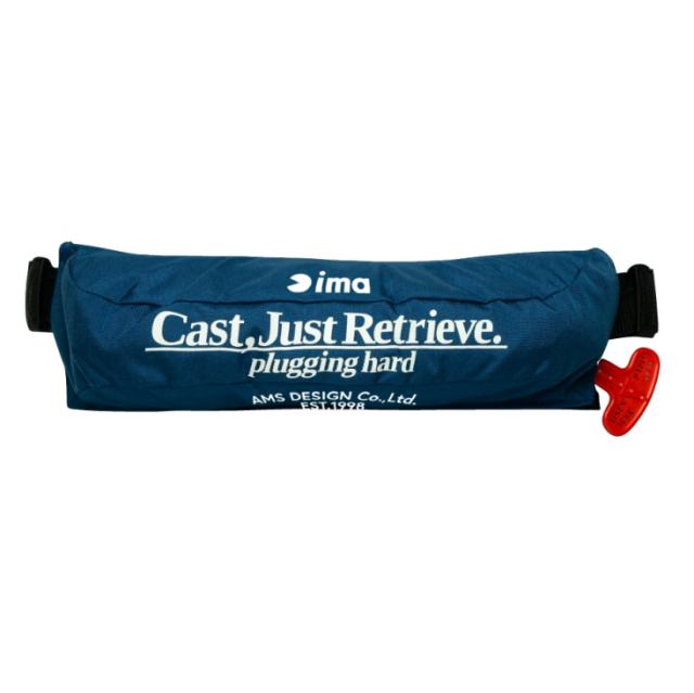 アムズデザイン アイマ インフレータブル ライフベルト (CJR) ブルー 70-100cm