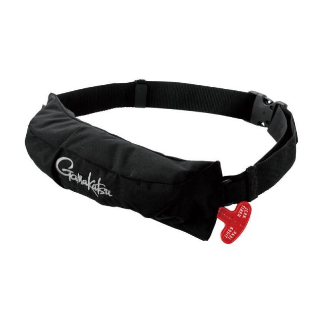 がまかつ コンパクトエアフローター GM-6006 ブラック/グレー フリーサイズ / 救命具 gamakatsu