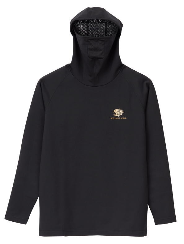 サンライン TERAX HOT バラクラバアンダーフーディ SUW-04208 ゴールド Mサイズ / ウェア 釣具