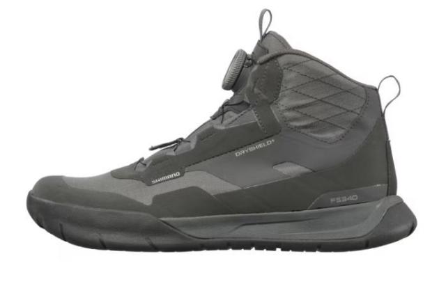 シマノ ボートゲーム ハイカット ドライデッキシューズ FS-340Y ダークグレー 28.0cm / フットウェア shimano 釣具