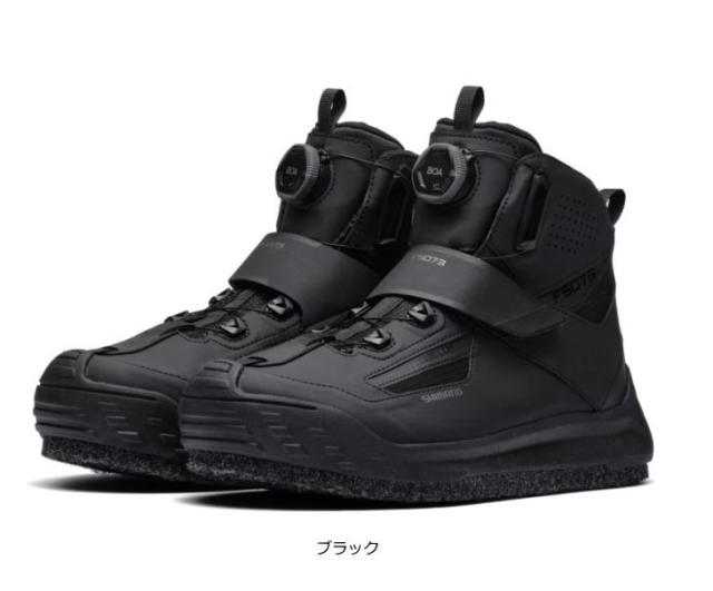 シマノ DS+クイックゲームシューズ カットラバーピンフェルト FS-073Y レッド 29.0cm / 磯ブーツ shimano 釣具