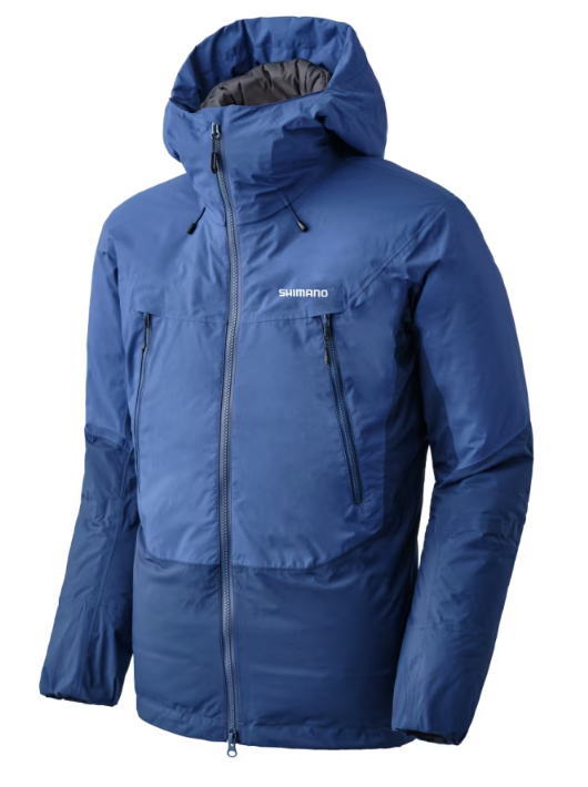 シマノ ゴアテックス インサレーション ジャケット 05 RB-032Y ブルー Lサイズ / ウェア shimano 釣具