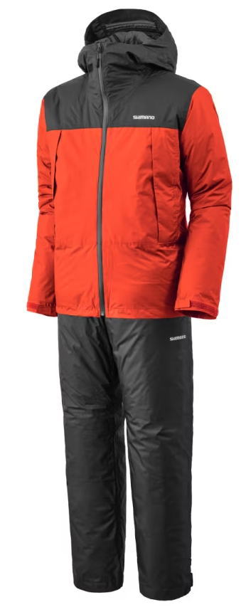 シマノ ベーシックインサレーション レインスーツ 01 RB-057X Lサイズ オレンジ / レインウェア shimano 釣具