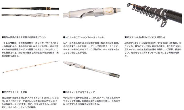 ダイワ 銀狼王牙 Sモデル 06-53 5.3m / 磯竿 1月中旬〜下旬頃入荷予定 先行予約受付中