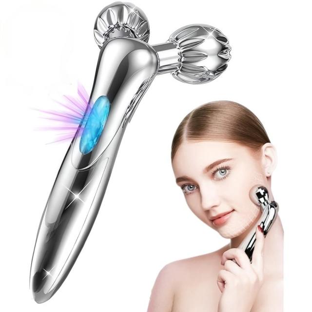 美顔ローラー 美顔 美容ローラー 美顔器 美容器 フェイスケア Y字 防水仕様 充電不要 母の日 ギフト 誕生日 プレゼント