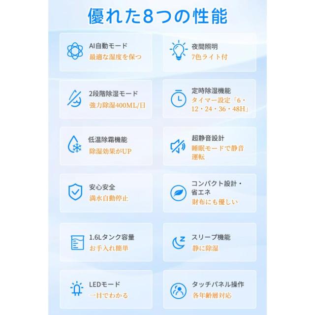 除湿機 衣類乾燥 梅雨 コンパクト「梅雨準備」梅雨対策 実用的 プレゼント 1.7L 大容量 18畳 除湿器 小型 省エネ 強力除湿 空気清浄 静音 部屋干し 半導体式 自動停止 自動除霜 スリープモード 結露対策母の日、父の日、敬老の日、誕生日、誕生日祝い、記念日お勧め    高齢者