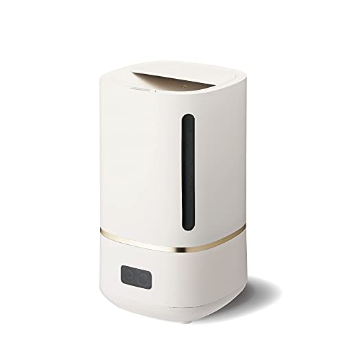 ドウシシャ 加湿器 超音波式 抗菌加工 加湿量200ml (木造和室3畳/プレハブ洋室6畳まで) タンク容量2.1L アロマ機能付 ホワイト mist