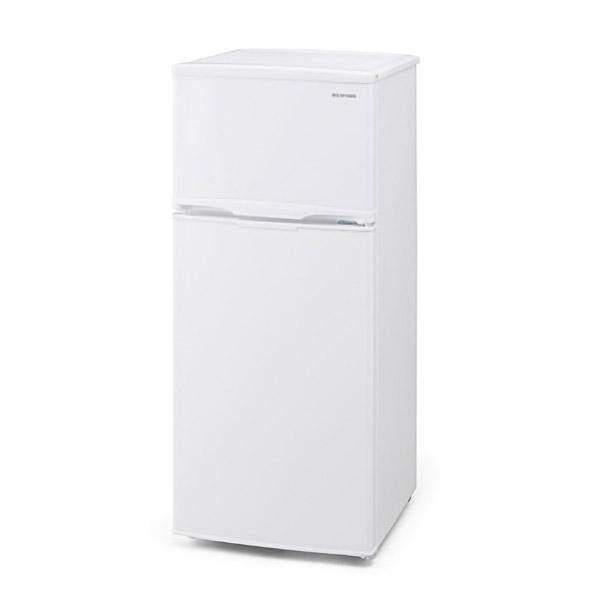 直送 日時指定不可 アイリスオーヤマ 冷凍冷蔵庫 118L IRSD-12B-W ホワイト 前開き 沖縄・離島配送不可