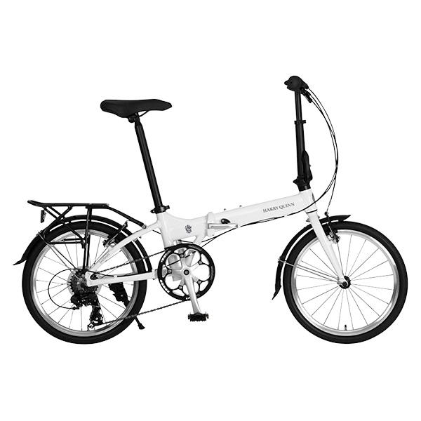 ハリークイン HARRY QUINN LONG BRIGHT207 ホワイト 20型 折畳み自転車 88223-12 沖縄・離島配送不可