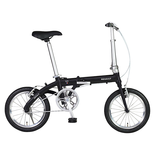 ルノー RENAULT 16型 折畳み自転車 LIGHT8 Ver.16 ブラック 61237-01 ライト8バージョン16 沖縄・離島配送不可
