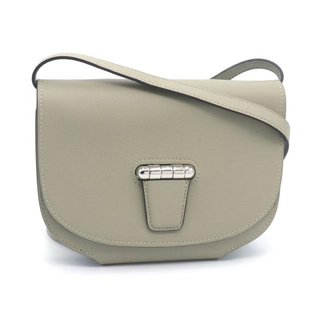 エルメス ミニコンバイヤー X刻印 2016年製 ヴォースイフト セージ ミニショルダーバッグ ショルダーウォレット ベージュ 中古 送料無料