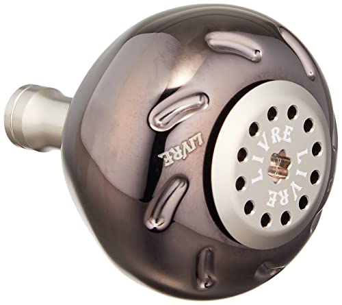 リブレ(LIVRE) 5945 EP50 ノブ単品 (1個入り) シマノ (B) ブラウン(IP)&チタン 36.6g