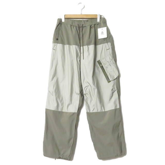 新品 mando マンド 21SS 日本製 GARMENT DYED MILITARY PANTS 製品染め ミリタリーイージーパンツ 21198-007 2 オリーブ ボトムス