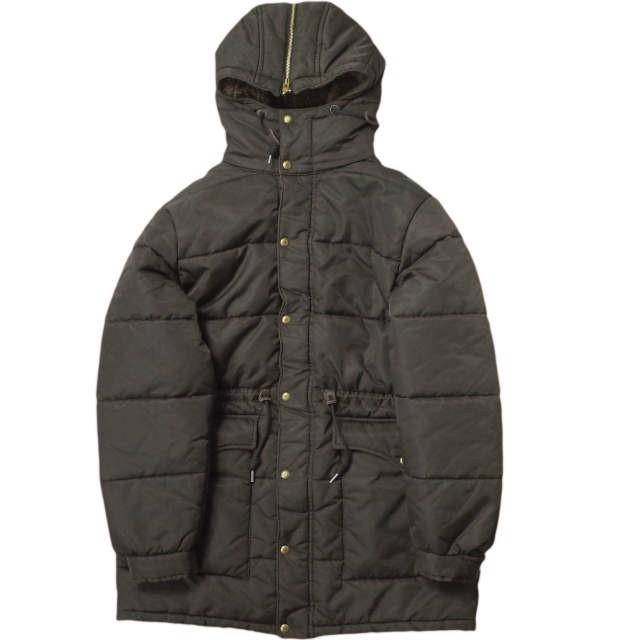 RRL ダブルアールエル 22AW コーテッドツイルパーカー 782871555001 S ダークブラウン Double RL ボアライナー フーデッド ダウンコート