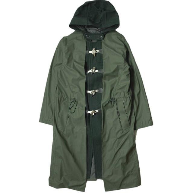 TOGA VIRILIS トーガビリリース 18AW 日本製 Docking Duffle Coat ドッキングダッフルコート TV82-FA317 44 GREEN アウター