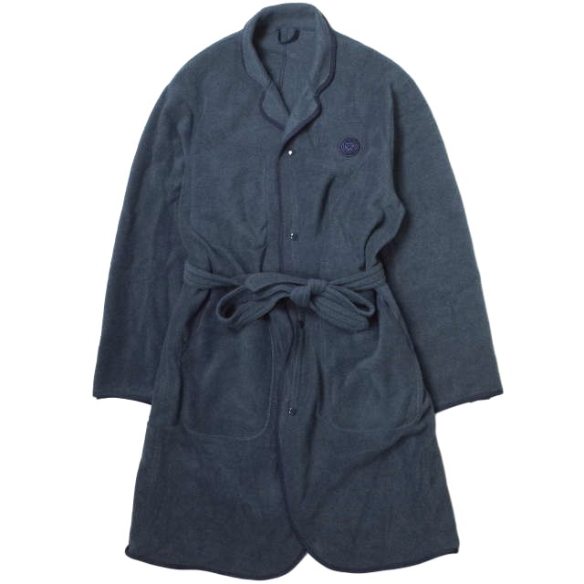 Porter Classic ポータークラシック 日本製 FLEECE GOWN COAT フリースガウンコート L NAVY アウター