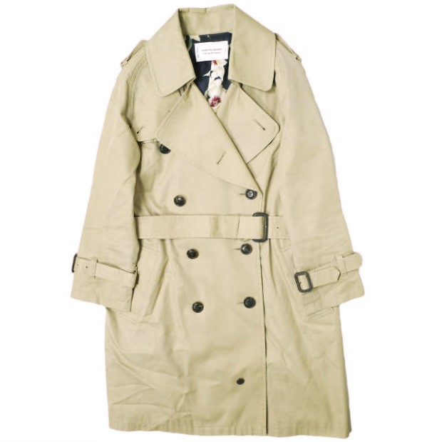 beautiful people x UNITED ARROWS ビューティフルピープル アローズ 別注 コットンツイルトレンチコート 1351103402 140 ベージュ
