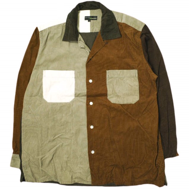 MOJITO モヒート 23SS イベント限定 ABSINTH SHIRTS Bar2.0 CRAZY CORDUROY クレイジーパターンコーデュロイアブサンシャツ 2032-9901 M