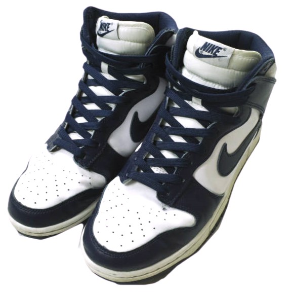 NIKE ナイキ DUNK HI RETRO ダンク ハイ レトロ DD1399-104 US10(28cm) WHITE/MIDNIGHT NAVY スニーカー シューズ