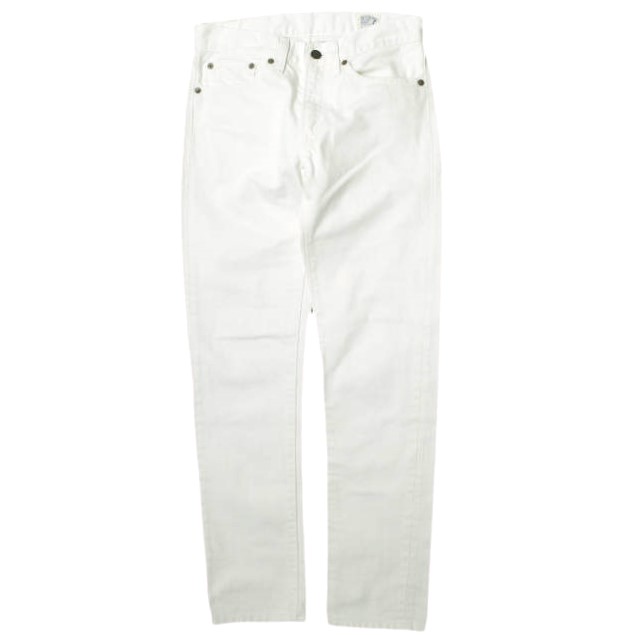orslow オアスロウ 日本製 107 IVY SLIMFIT WHITE DENIM アイビースリムフィット ホワイトデニムパンツ 1(S ...