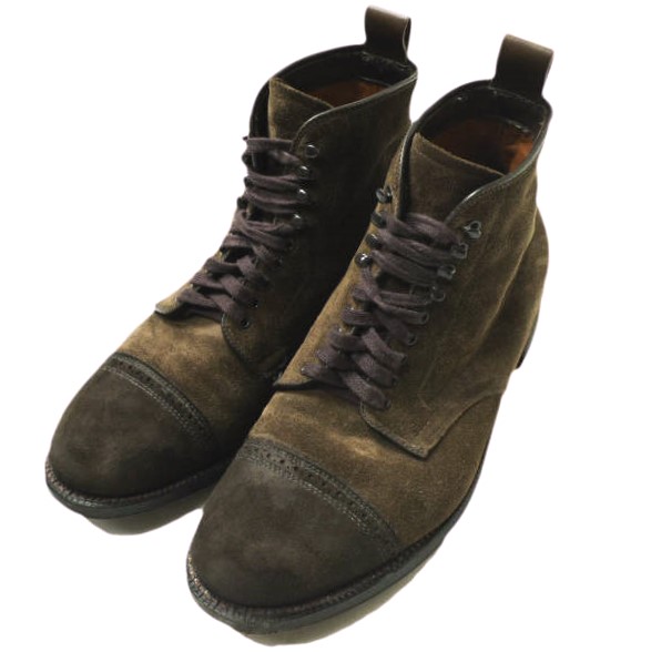 ALDEN x BEAUTY&YOUTH オールデン 別注 スエードパンチドキャップトゥブーツ 86900 US7.5D(25.5cm) Dark Brown ツートーン シューズの通販はau ...