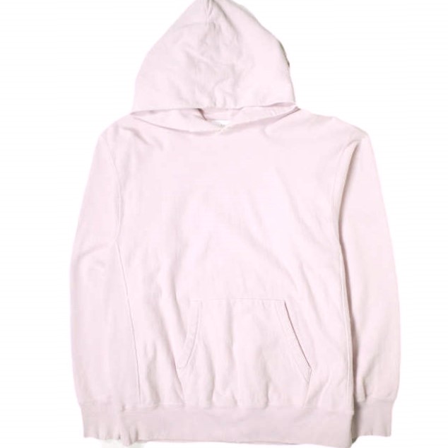 UNUSED アンユーズド 21SS 日本製 Damage Hoodie Sweat ダメージ加工スウェットプルオーバーパーカー US2009 1 PINK 裏毛 トップス