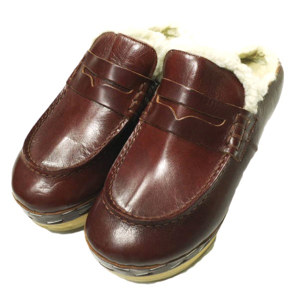 中古】マックス&コー MAX&CO. スタッズローファー レザーシューズ 37