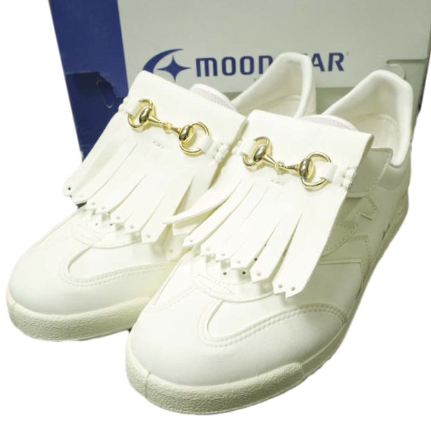 is-ness x MOONSTAR イズネス ムーンスター 別注 TEACHER キルト＆ビット スニーカー 28cm WHITE JaguarΣ ジャガーシグマ シューズ