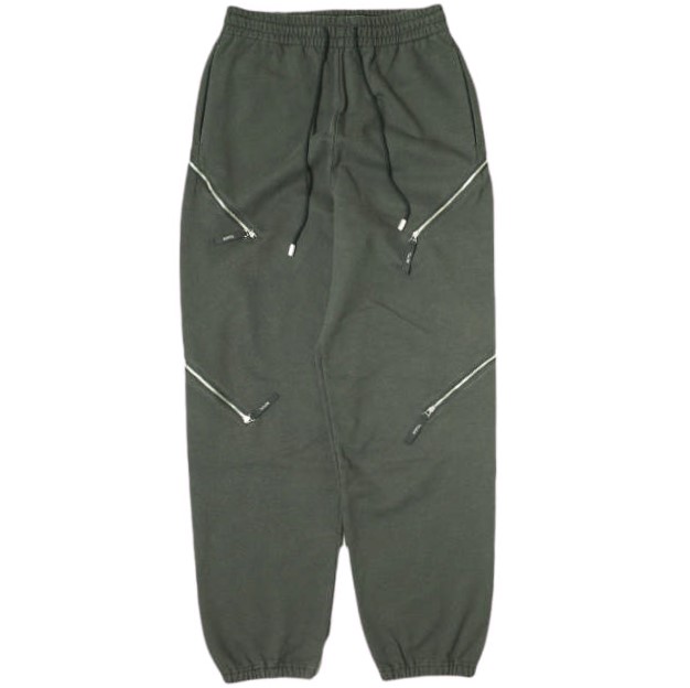 新品 ROTOL ロトル 24AW 日本製 TRANSFORM SWEAT PANTS トランスフォームスウェットパンツ R24WPEM27 2 BLACK イージー ジップ 裏毛