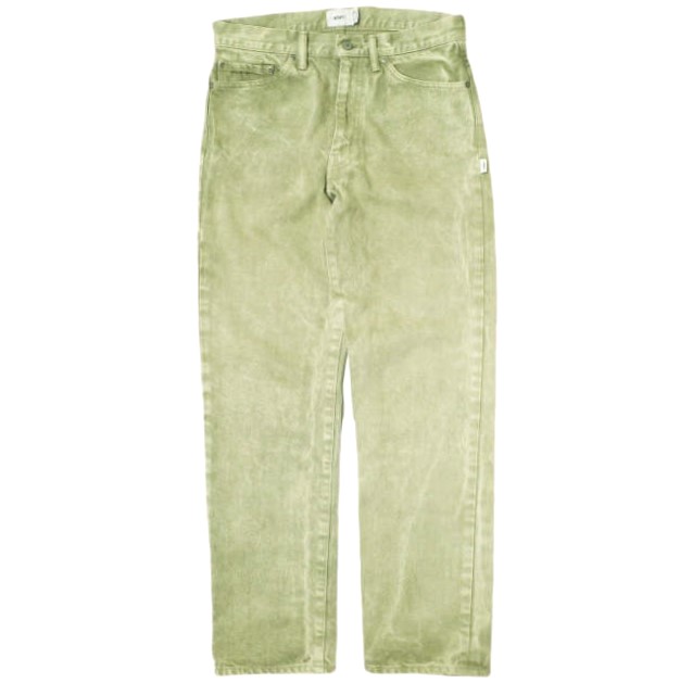 WTAPS ダブルタップス 21AW 日本製 BLUES BAGGY 01 / TROUSERS / COTTON. DENIM バギーデニムパンツ 212WVDT-PTM05 01(S) OLIVE DRAB