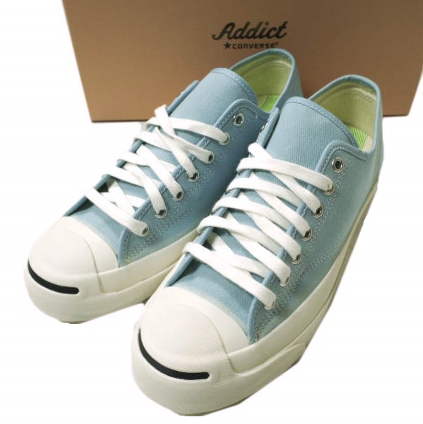 新品 CONVERSE ADDICT コンバースアディクト 23AW JACK PURCELL CANVAS ジャックパーセル キャンバス 1AD671 US5(23.5cm) LT.BLUE g22147