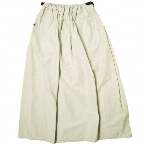 新品 THE NORTH FACE PURPLE LABEL 24SS Field Gathered Skirt フィールドギャザースカート NTW5409N WS LB Light Beige nanamica ロング