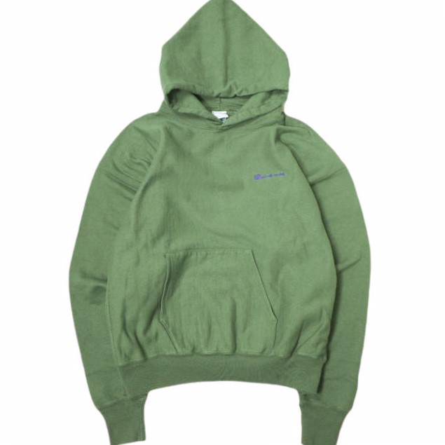 新品 SAINT MICHAEL セントマイケル 23AW HOODIE / LOGO ロゴ刺繍 スウェットプルオーバーパーカー SM-A23-0000-029 XL GREEN Mxxxxxx