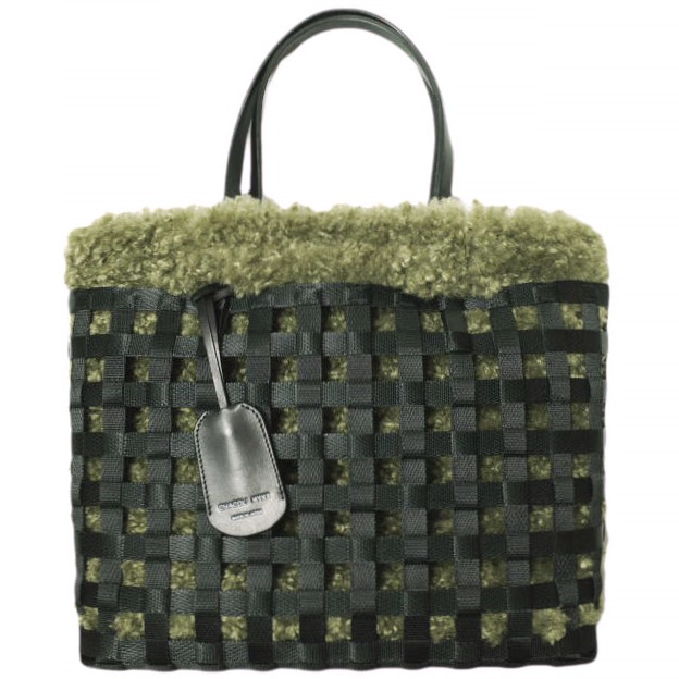 新品 HYKE x CHACOLI ハイク チャコリ 別注 日本製 BASKET MEDIUM SIZE バスケット 19285 KHAKI 定価82,500円 2WAY トートバッグ カバン