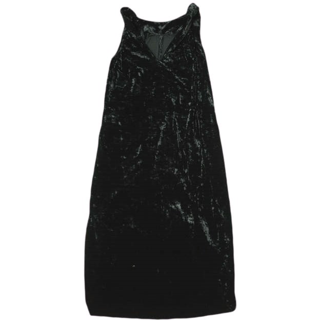CITYSHOP シティショップ 25SS VELVET TWIST DRESS ベルベッドツイストドレス 25040042844010 38 ブラック ベロア マキシ ワンピース
