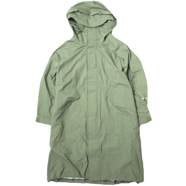 HYKE ハイク 23AW PERTEX SHELL COAT パーテックスシェルコート 232-17388 1(S) OLIVE DRAB シェル マウンテンパーカー アウター