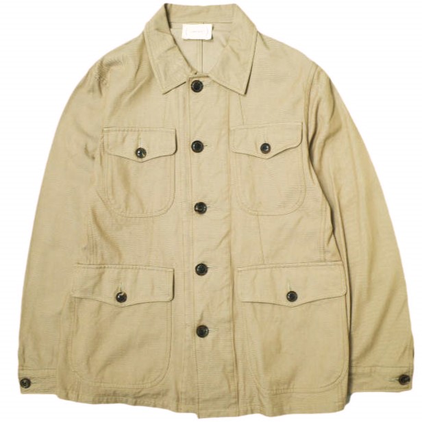 CANTATE カンタータ 日本製 Cavalry Safari Jacket キャバルリーサファリジャケット 17SSCA043 48 ベージュ アウター